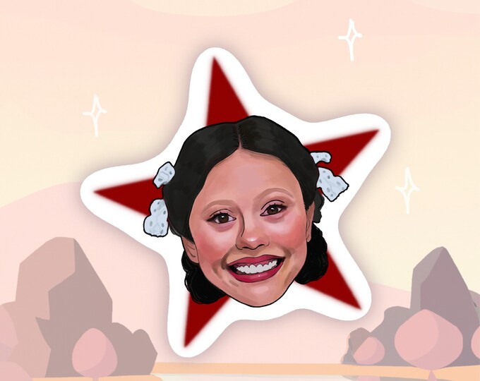 Pearl Star Sticker - Etsy