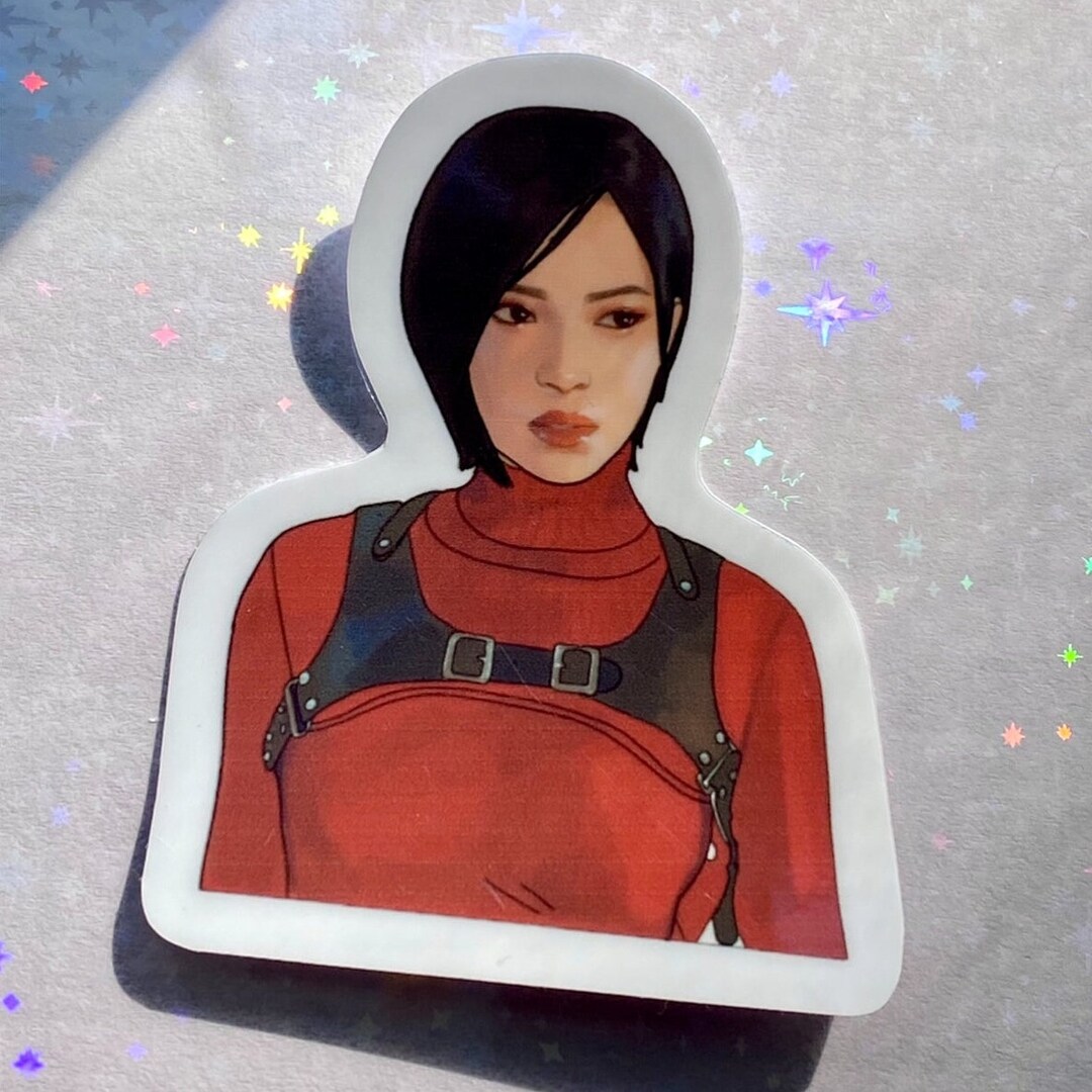 RE4 Ada Glossy Vinyl Sticker - Etsy