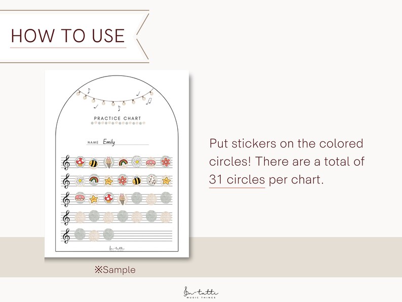 PRACTICE CALENDAR/CHART Reward Chart Music Piano Practice - Etsy