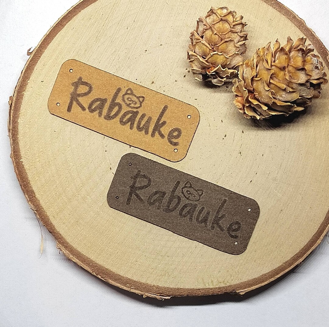 Snappap , Kunstleder label Rabauke zum aufnähen - Etsy.de