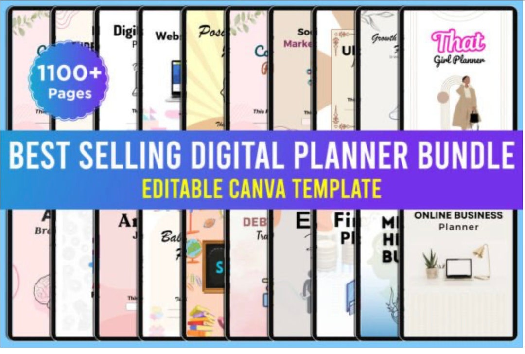 Best Selling Digital Planner Bundle - Etsy