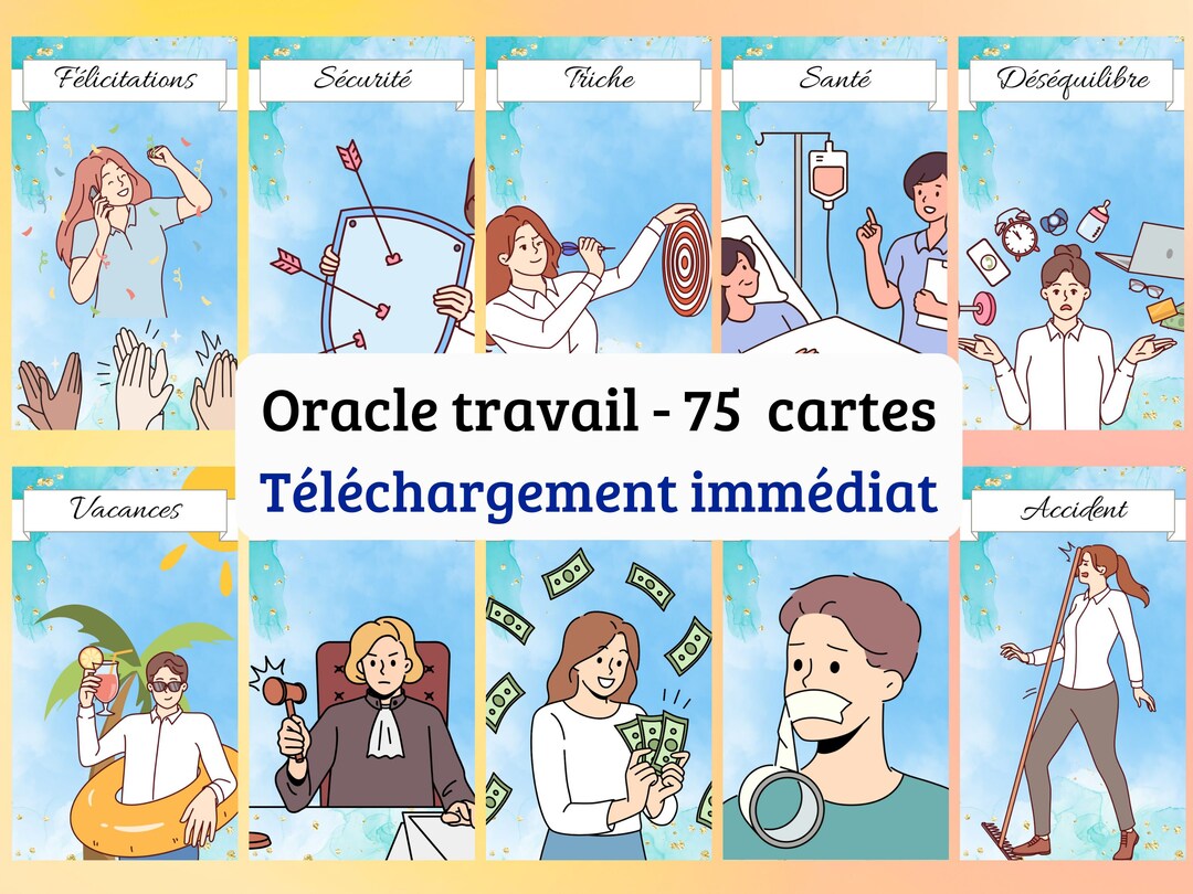 Oracle French My Vocation | 75 Cards for Guidance in Your Professional ...