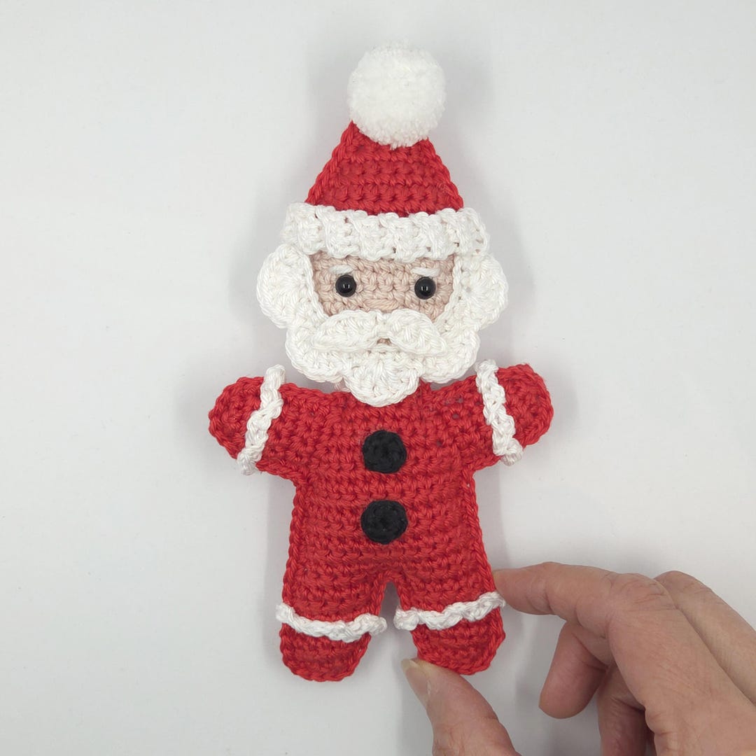 Patrón PDF de crochet de Papá Noel Amigurumi en alemán e inglés ...