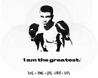 Muhammad Ali Vector - Etsy