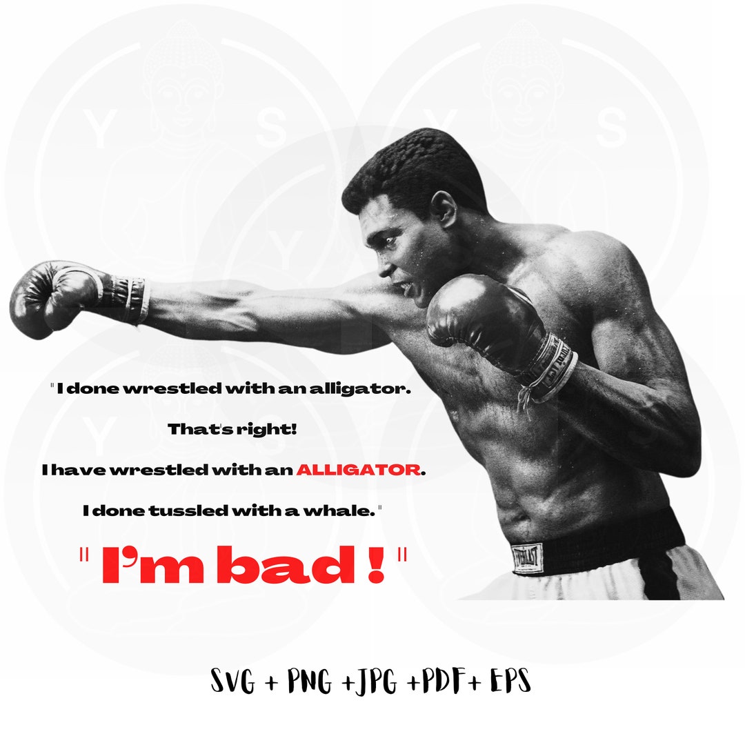 Muhammad Ali Art Work 2. - Clipart Svg/png Jpg Pdf Eps/cricut ...