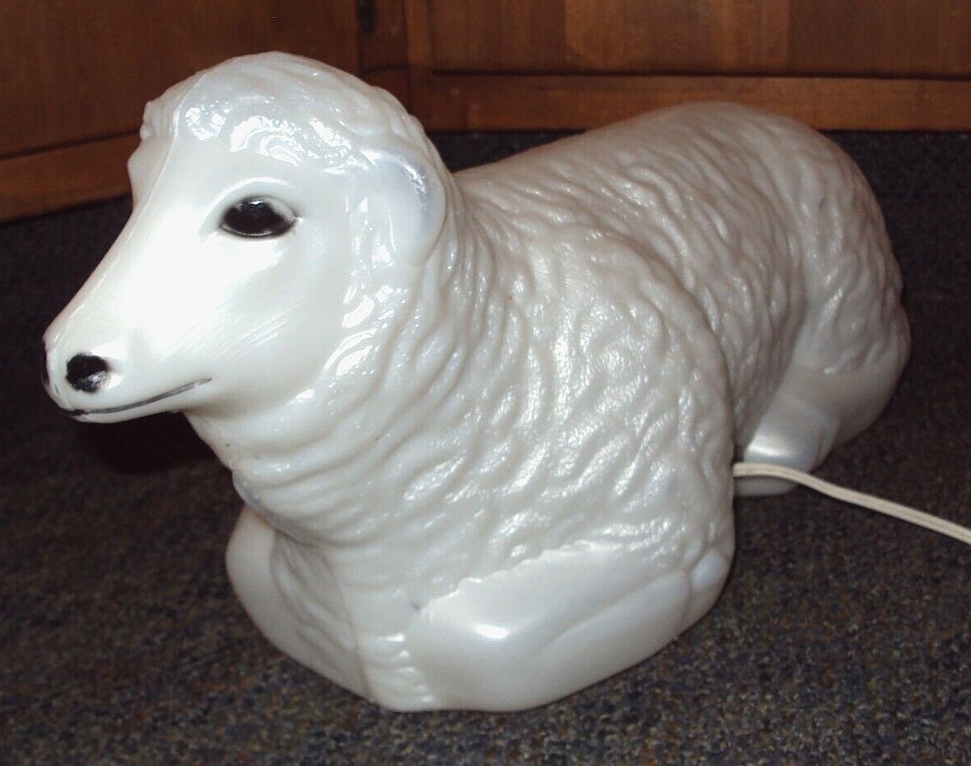Vintage General Foam Blow Mold Sheep Lamb Christmas Nativity - Etsy