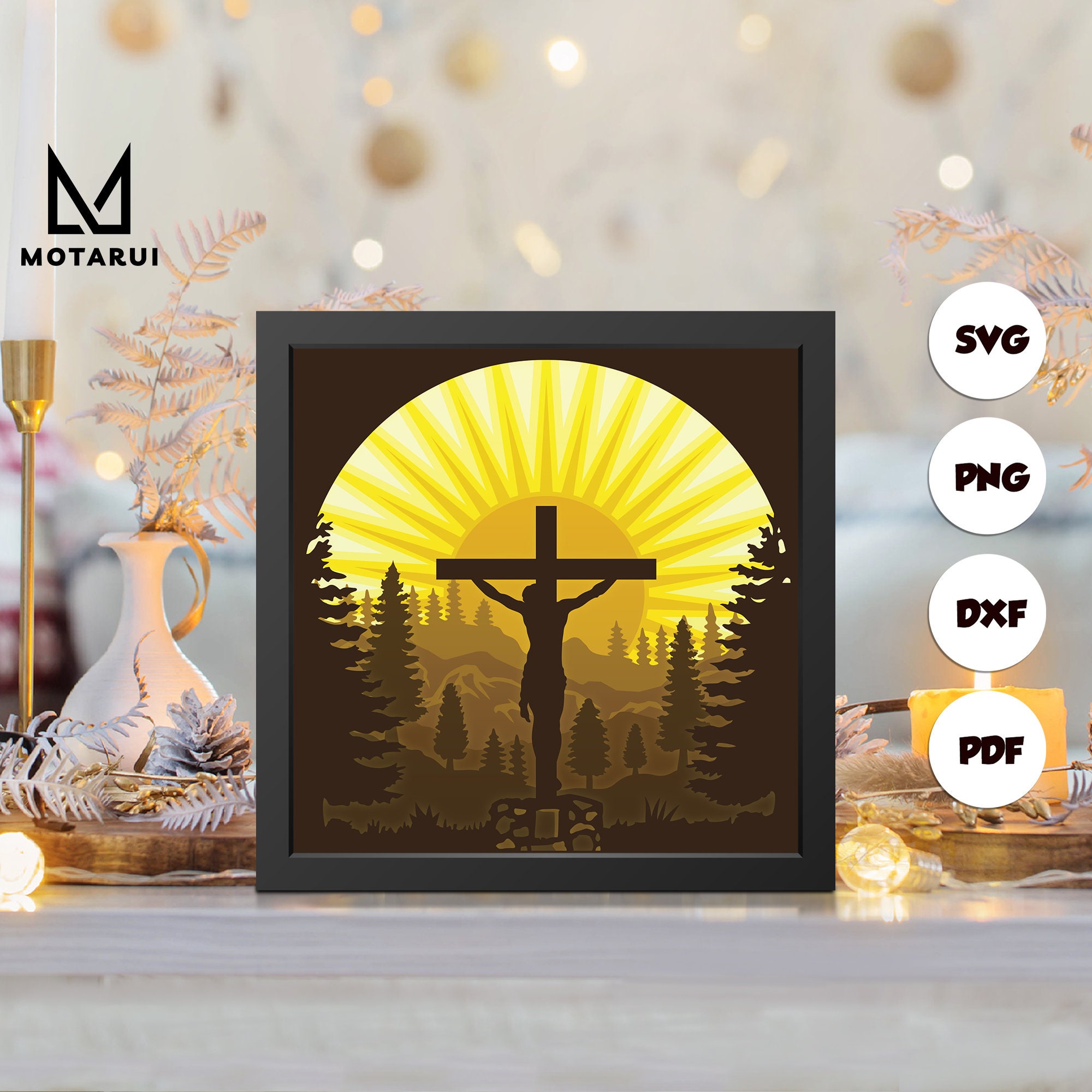 3D Jesus Crucifix Shadow Box Svg Jesus Crucifix Paper Cut - Etsy Canada