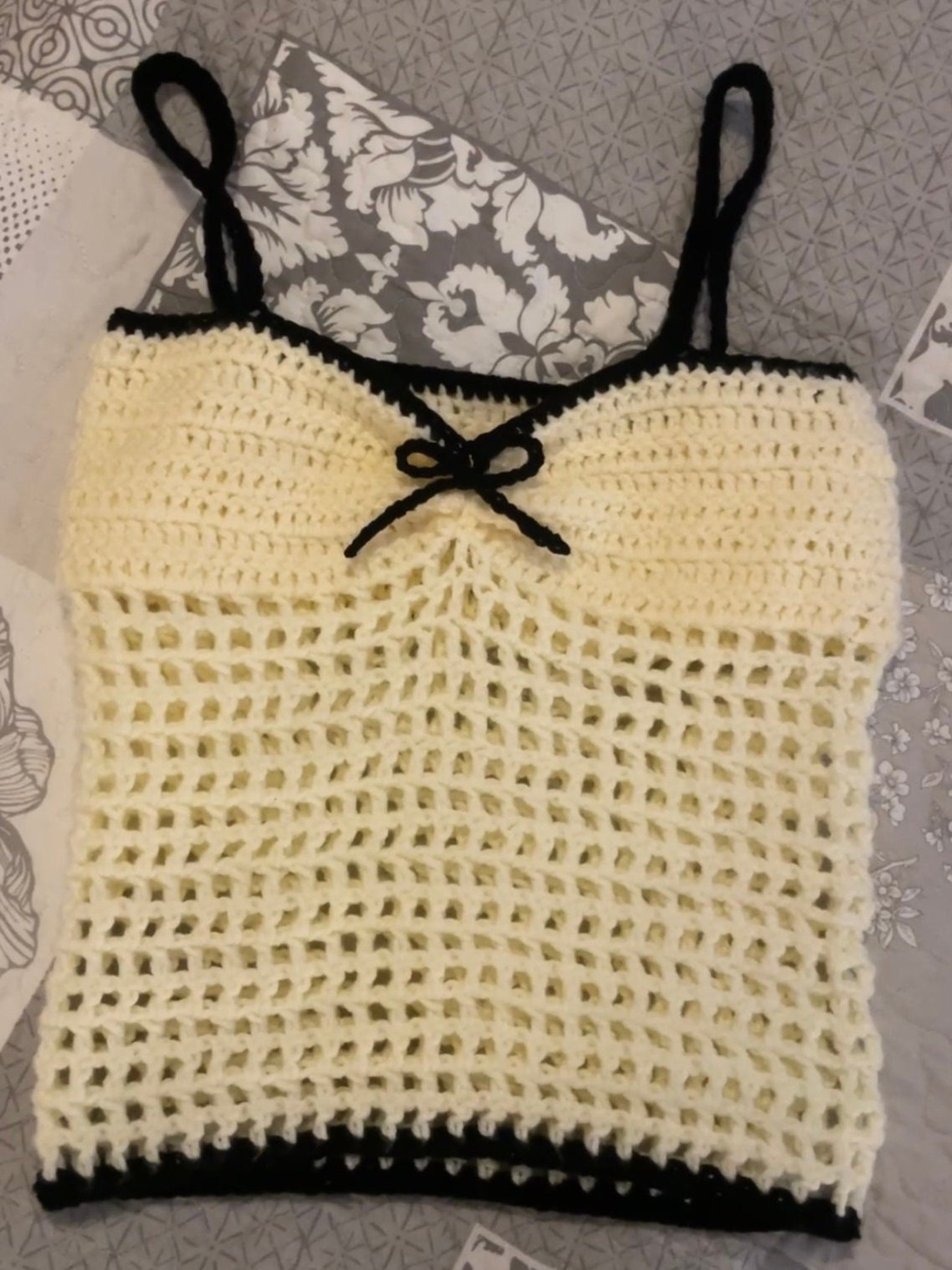 Little Bow Top Crochet Pattern - Etsy