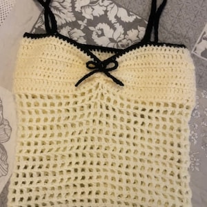 Little Bow Top Crochet Pattern - Etsy