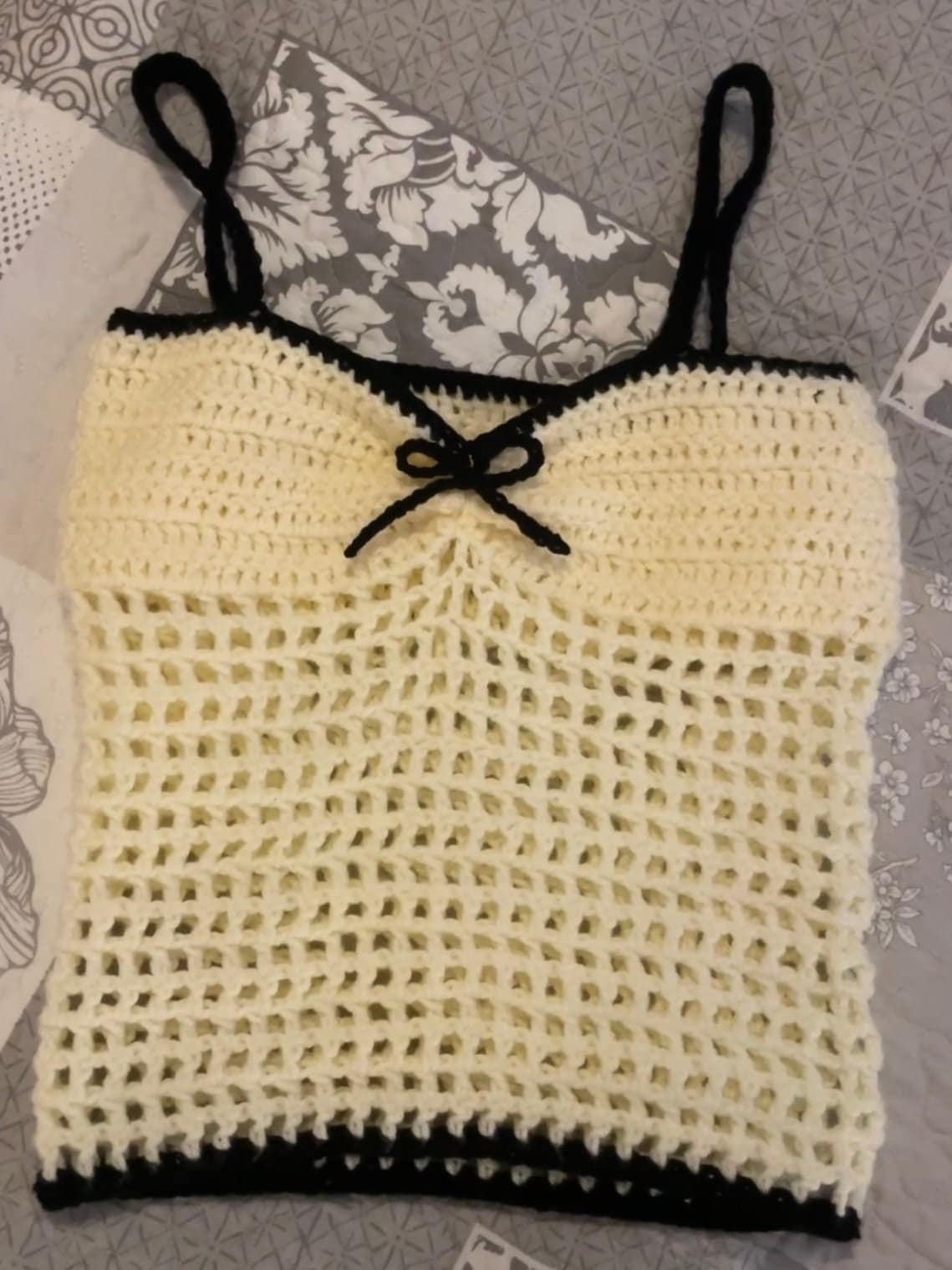 Little Bow Top Crochet Pattern - Etsy