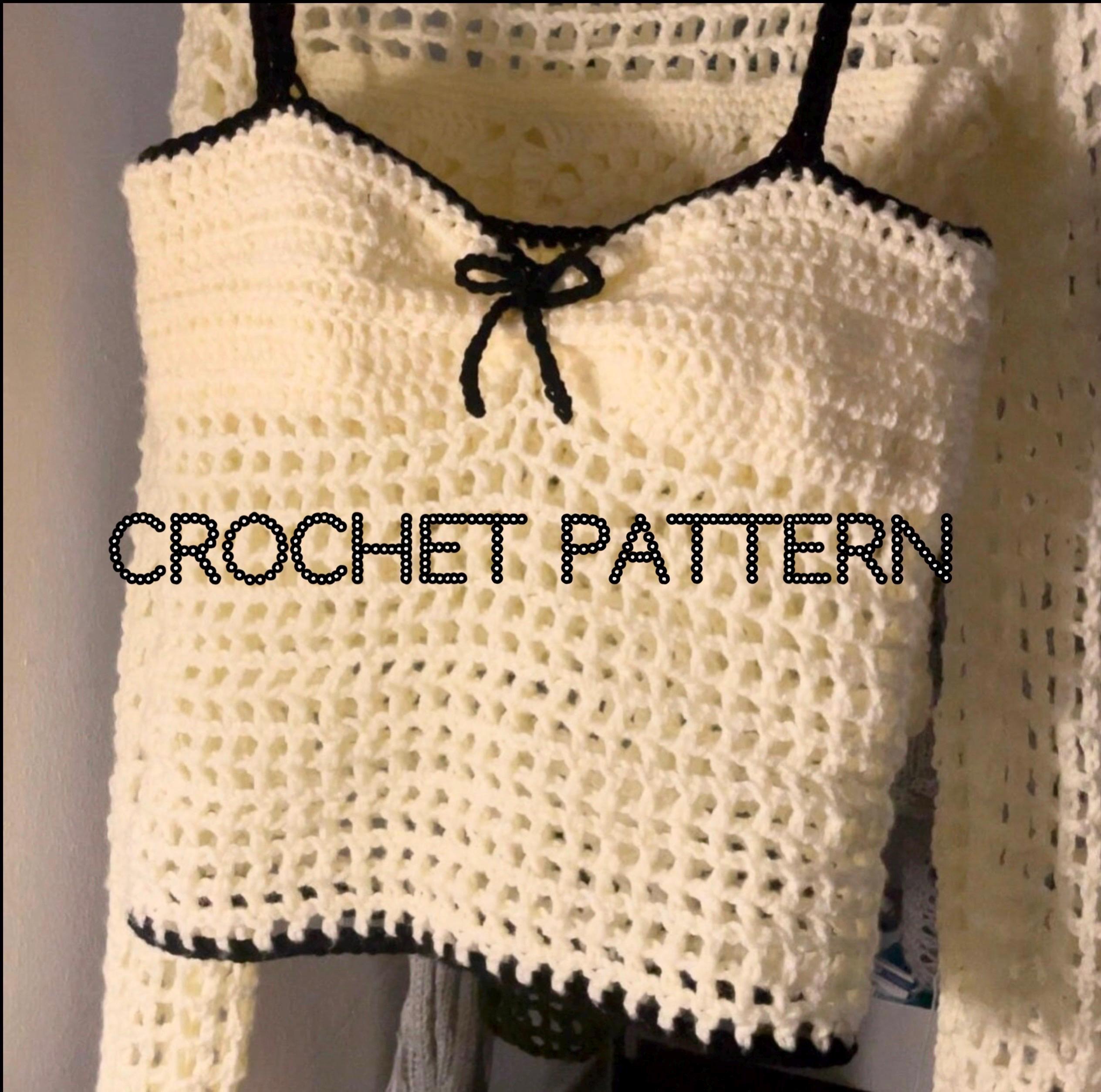 Little Bow Top Crochet Pattern - Etsy