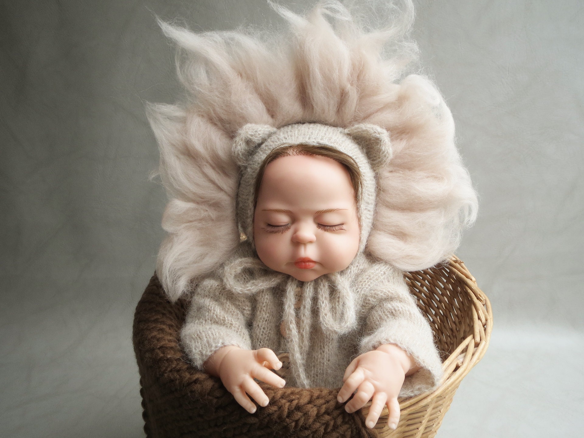 Newborn Lion Suit for Photosession, Newborn Prop, Lion Set for ...