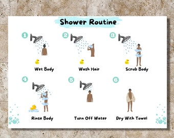Shower Routine - Etsy