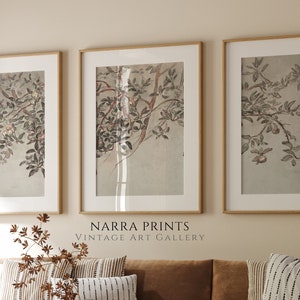 3 Piece Wall Art, Gallery Wall Set, Large Vintage Prints, PRINTABLE ...