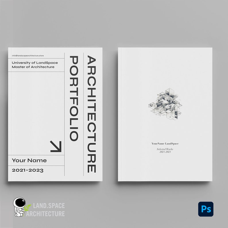 10 Minimalistic Architecture Portfolio Cover Templates PSD - Etsy Australia