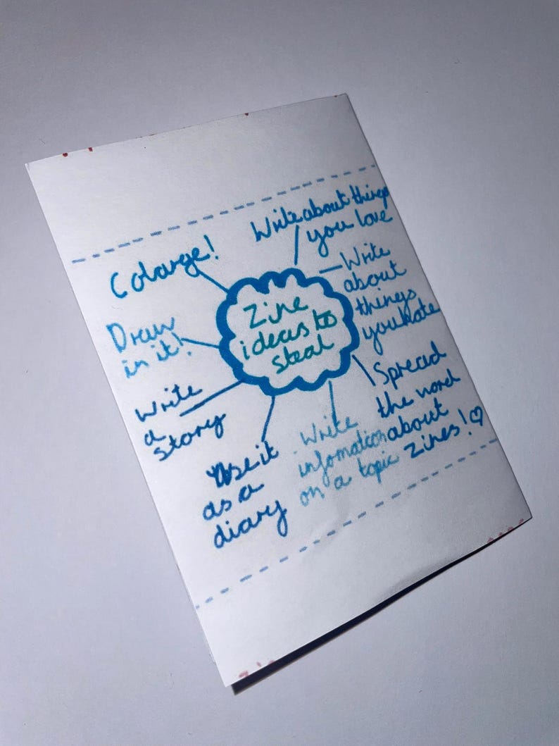 A Zine All About Zines - Etsy