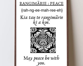 Aroha love Maori Language Design Love Te Reo Māori New Zealand NZ ...