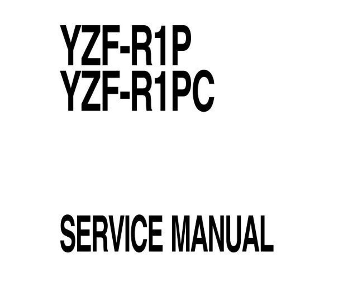 Yamaha 2002 2003 - R1 - YZF-R1P RZF-R1PC YZFR1P YZFR1PC - Workshop Service Repair Manual - Etsy