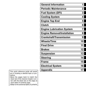 Kawasaki ZZR1400 ZZR 1400 ABS Ninja ZX-14 - 2006 2007 Workshop Service Repair Manual - Etsy