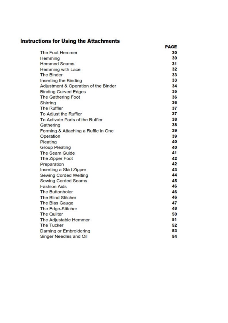 Singer Class 99 99K Sewing Machines - Instruction User Manual - Etsy