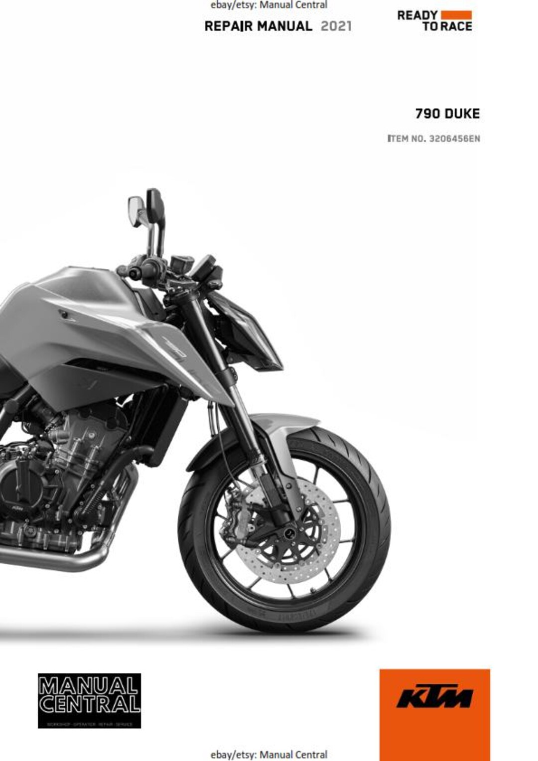 KTM 2021 - 790 Duke - Service Workshop Repair Manual - Etsy