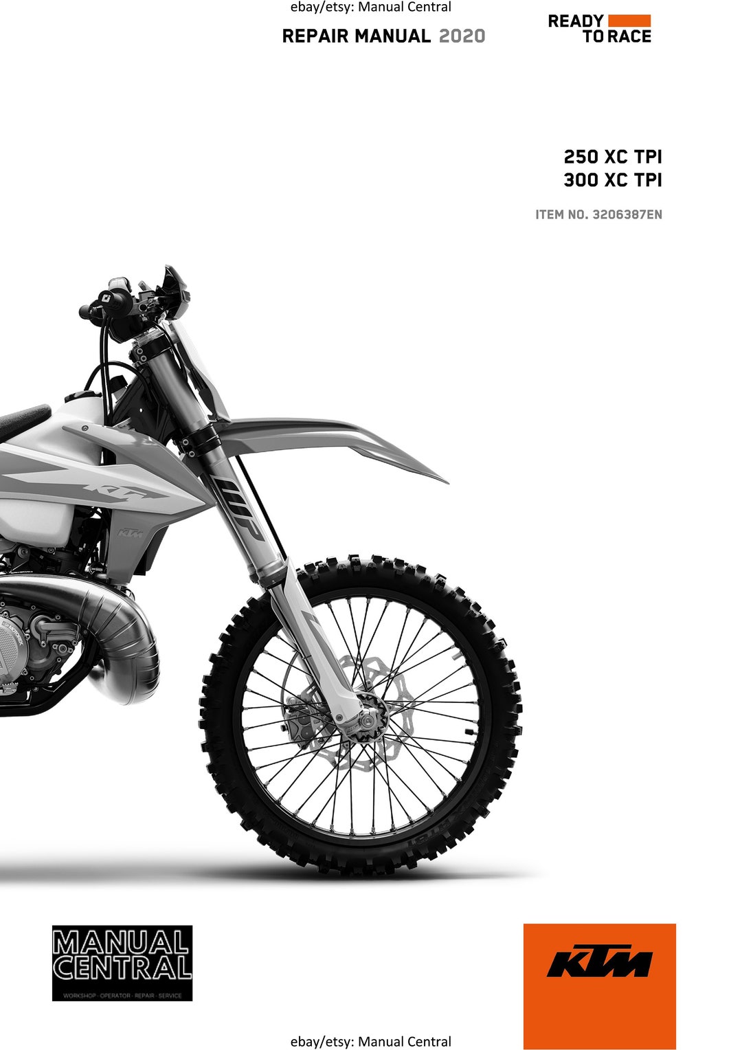 KTM 2020 - 250 300 XC Tpi - Service Workshop Repair Manual - Etsy