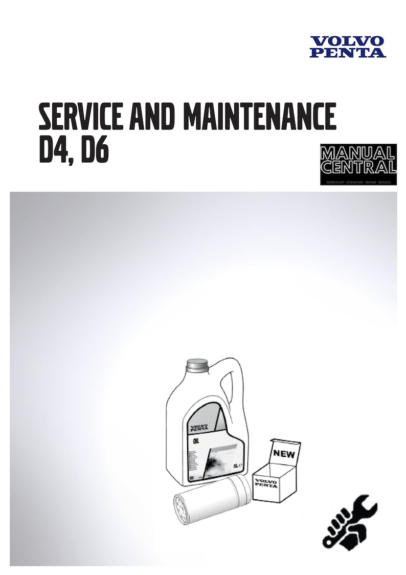 Volvo Penta - D4 D6 - Service & Maintenance Manual - Etsy