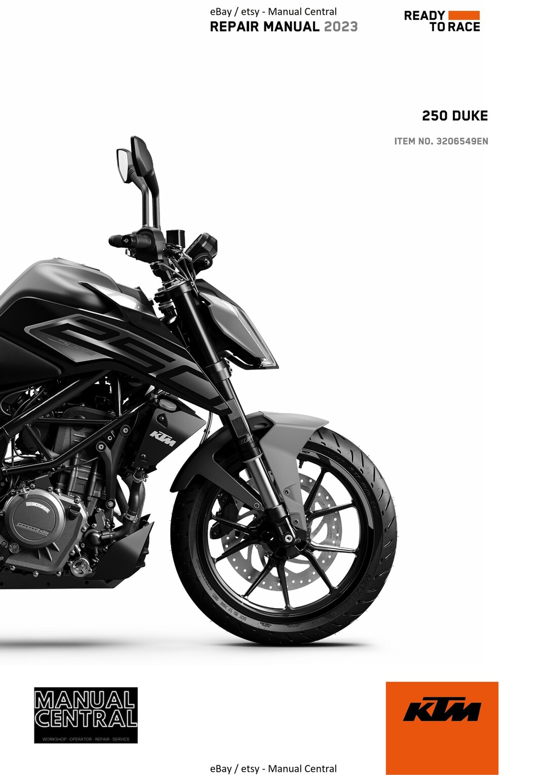 KTM 2023 - 250 Duke - Service Workshop Repair Manual - Etsy