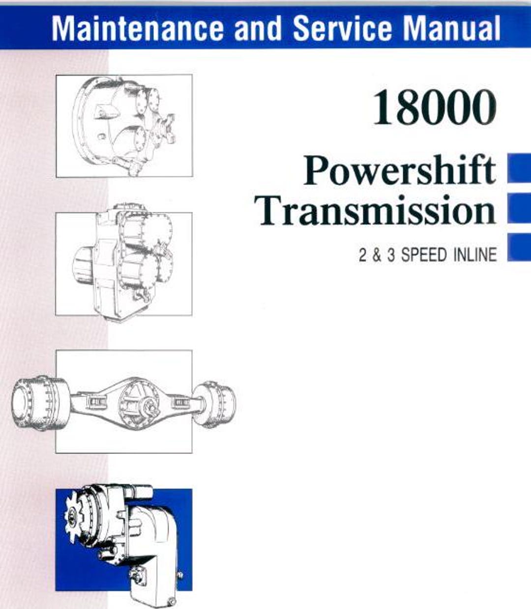 Clark-hurth Powershift Transmission - 2 & 3 Speed Inline 18000 ...