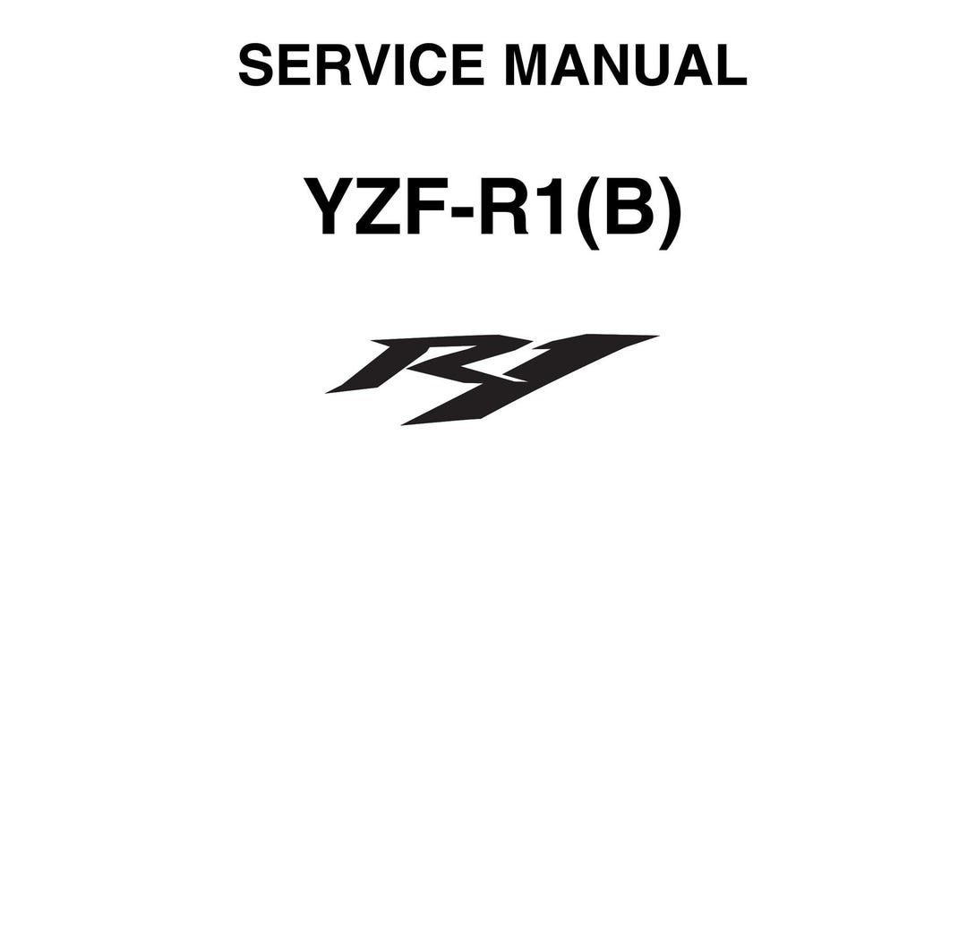 Yamaha 2012 2013 2014 - R1 - YZF-R1 (B) YZFR1B - Workshop Service Repair Manual - Etsy