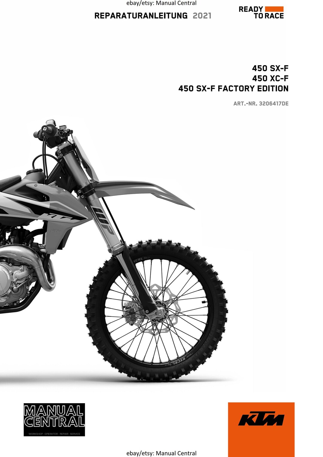 Deutsch - KTM 2021 - 450 XC-F SX-F Factory Edition - Reparaturanleitung ...
