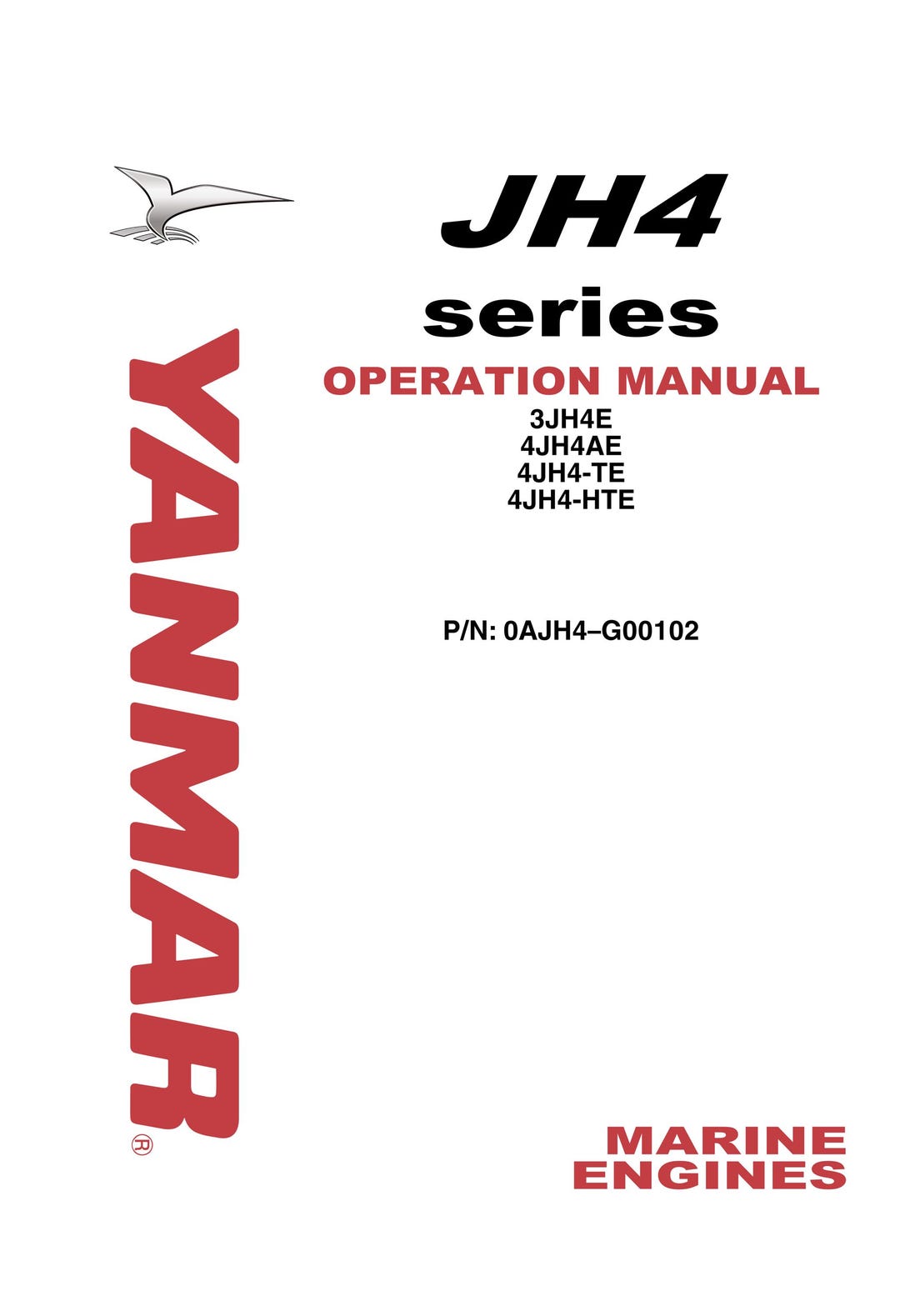 Yanmar Marine Engine - JH4 Series - 3jh4e 4jh4ae 4jh4-te 4jh4-hte ...
