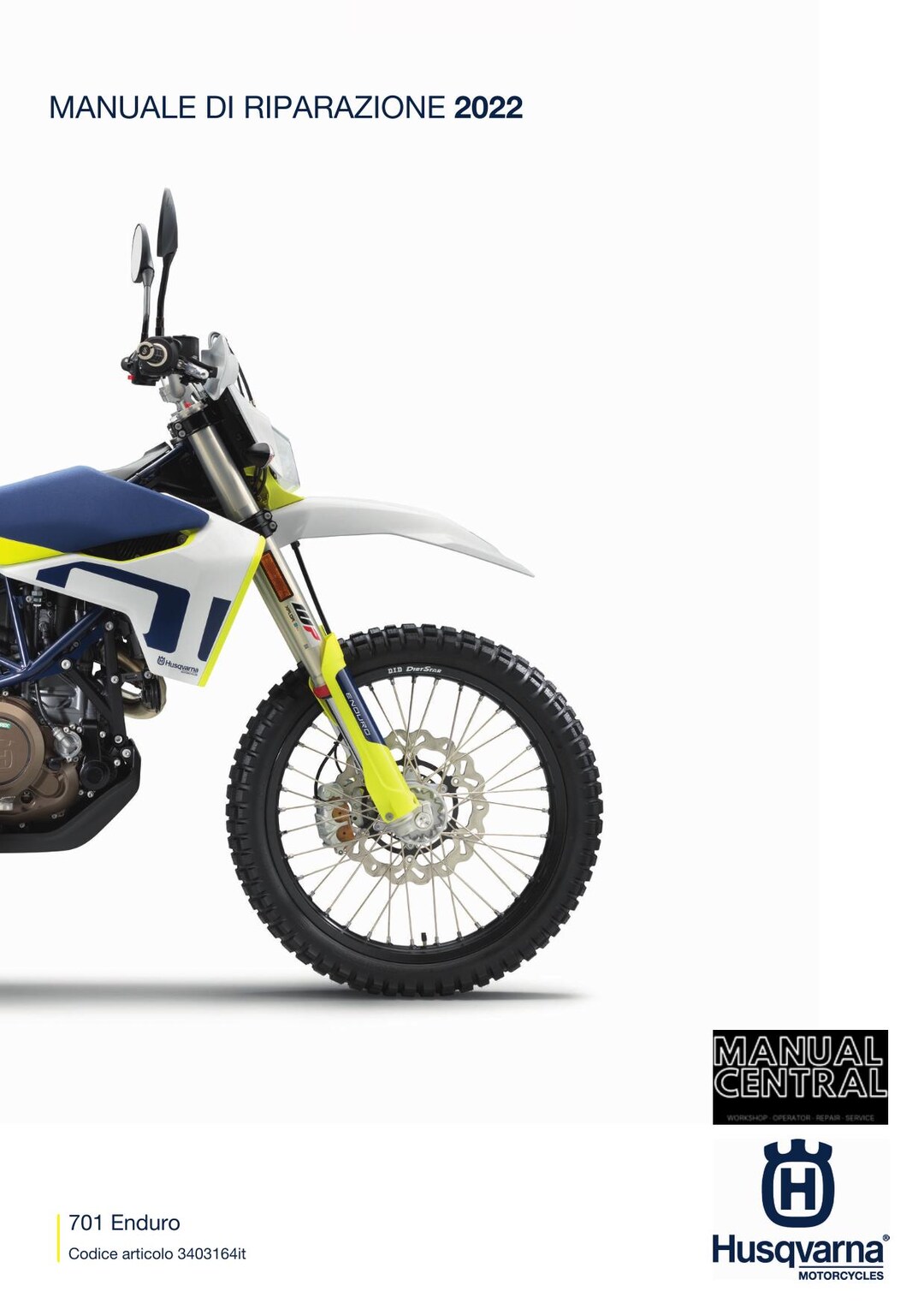 Italian Language - Husqvarna 2022 - 701 Enduro US Edition - Manuele Di ...