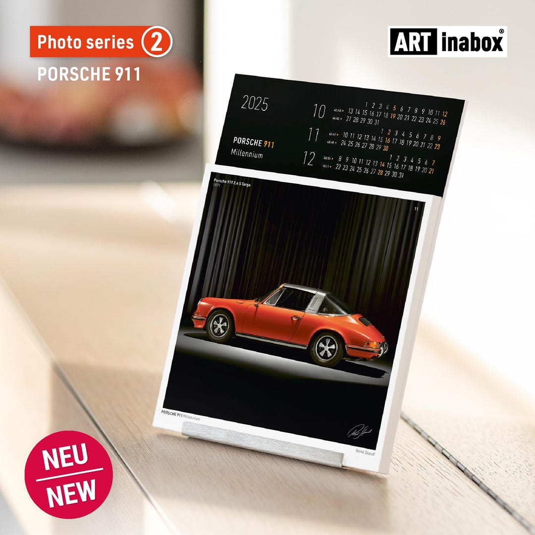 NEW Porsche 911 Calendar 2025 photo Series 2 for All Porsche Lovers. 12 ...