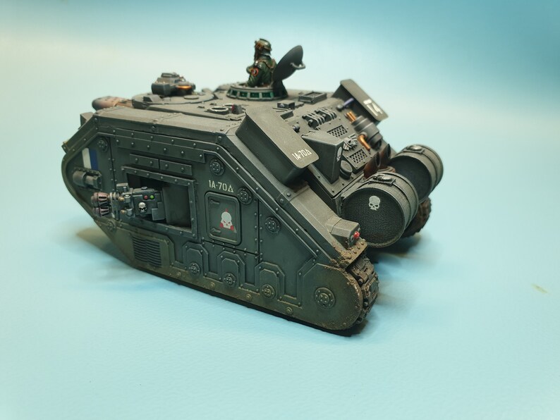 40k Conversion Death Korps Leman Russ Flamer Tank - Etsy