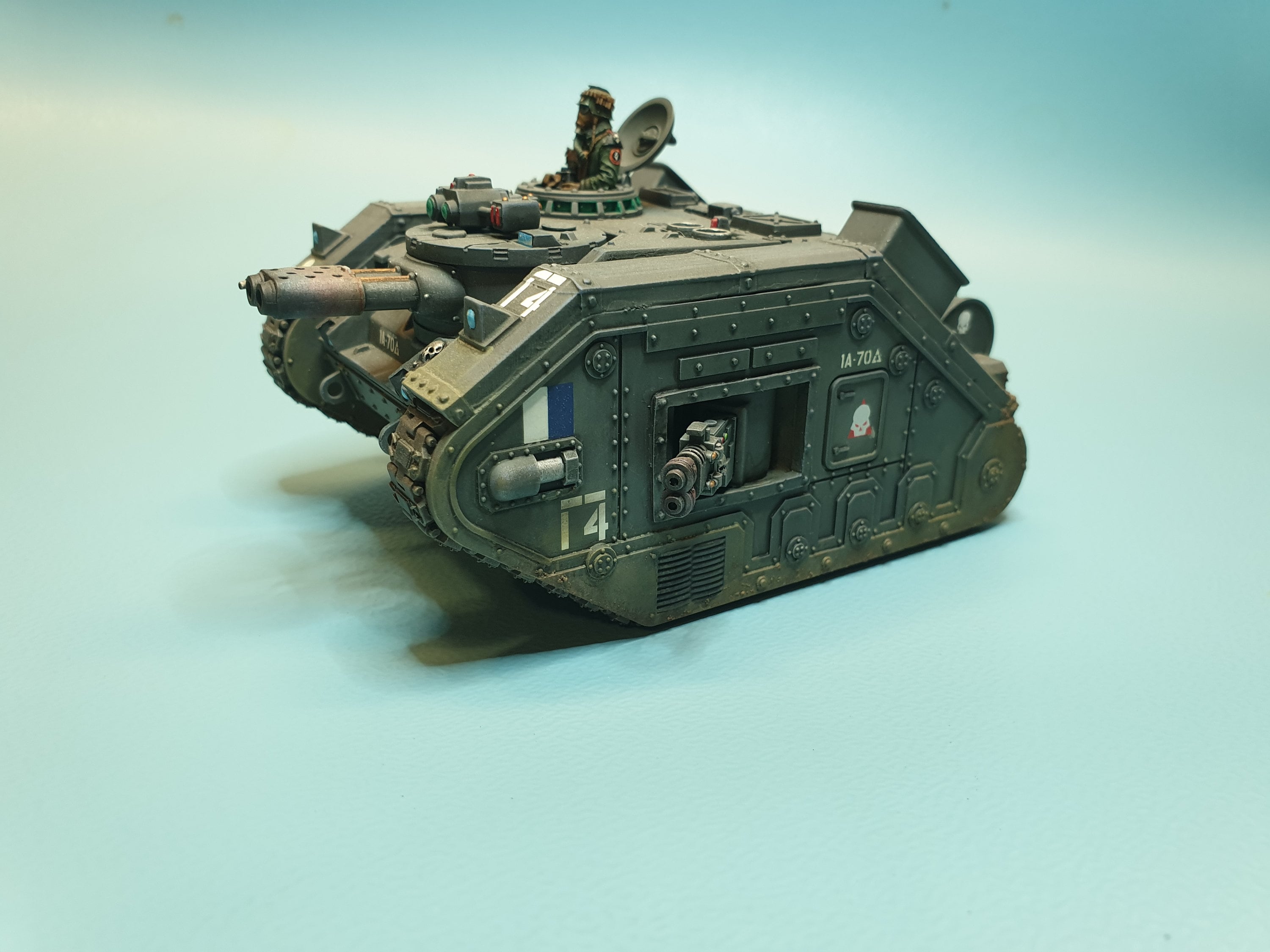40k Conversion Death Korps Leman Russ Flamer Tank - Etsy UK
