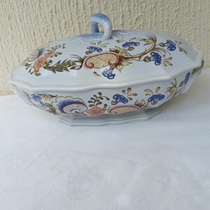 Antique Porcelain Tureen Soup Bowl-vintage German Porcelain-tureen ...