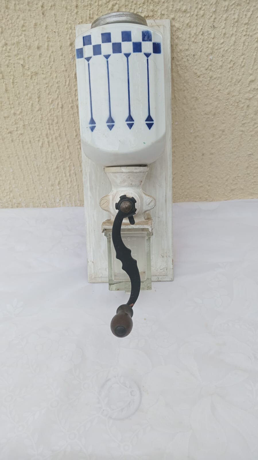 Vintage Delft Blue Coffee Grinder, Wall Mounted Bean Mill - Etsy