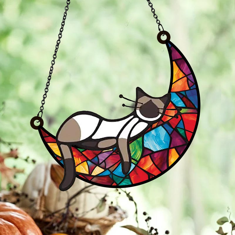 Cat Suncatcher - Etsy