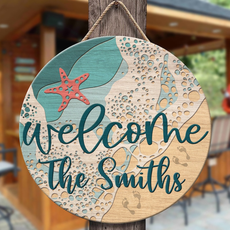 Beach Wooden Sign - Etsy