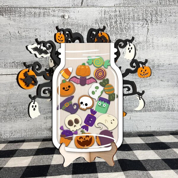 Halloween Jar - Etsy