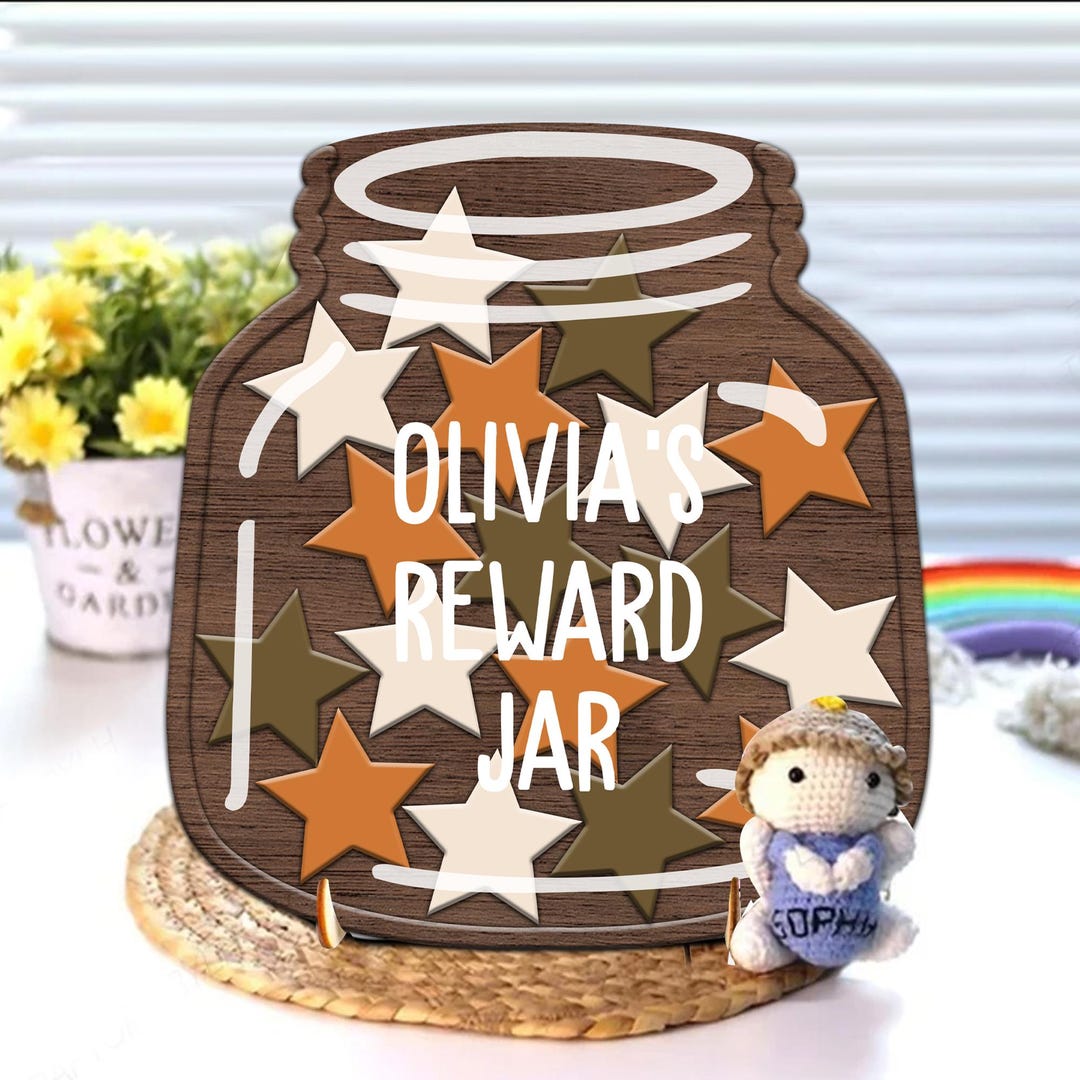 Personalized Reward Jars for Kids, Classroom Reward Jar, Good Behavior ...