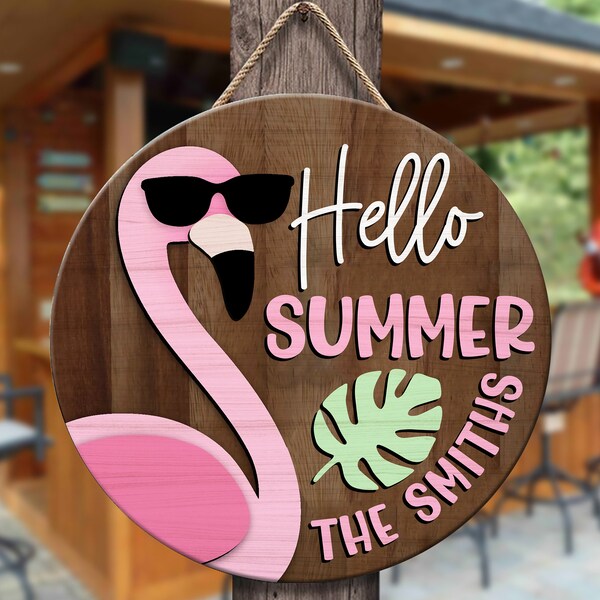 Hello Summer Door Hanger - Etsy