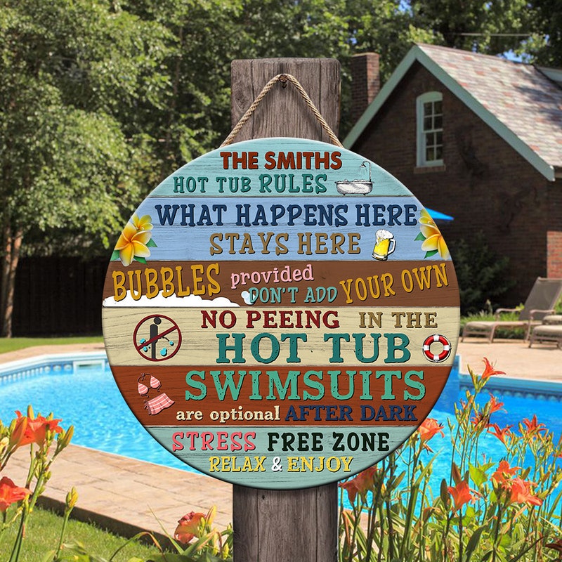 Hot Tub Signs - Etsy