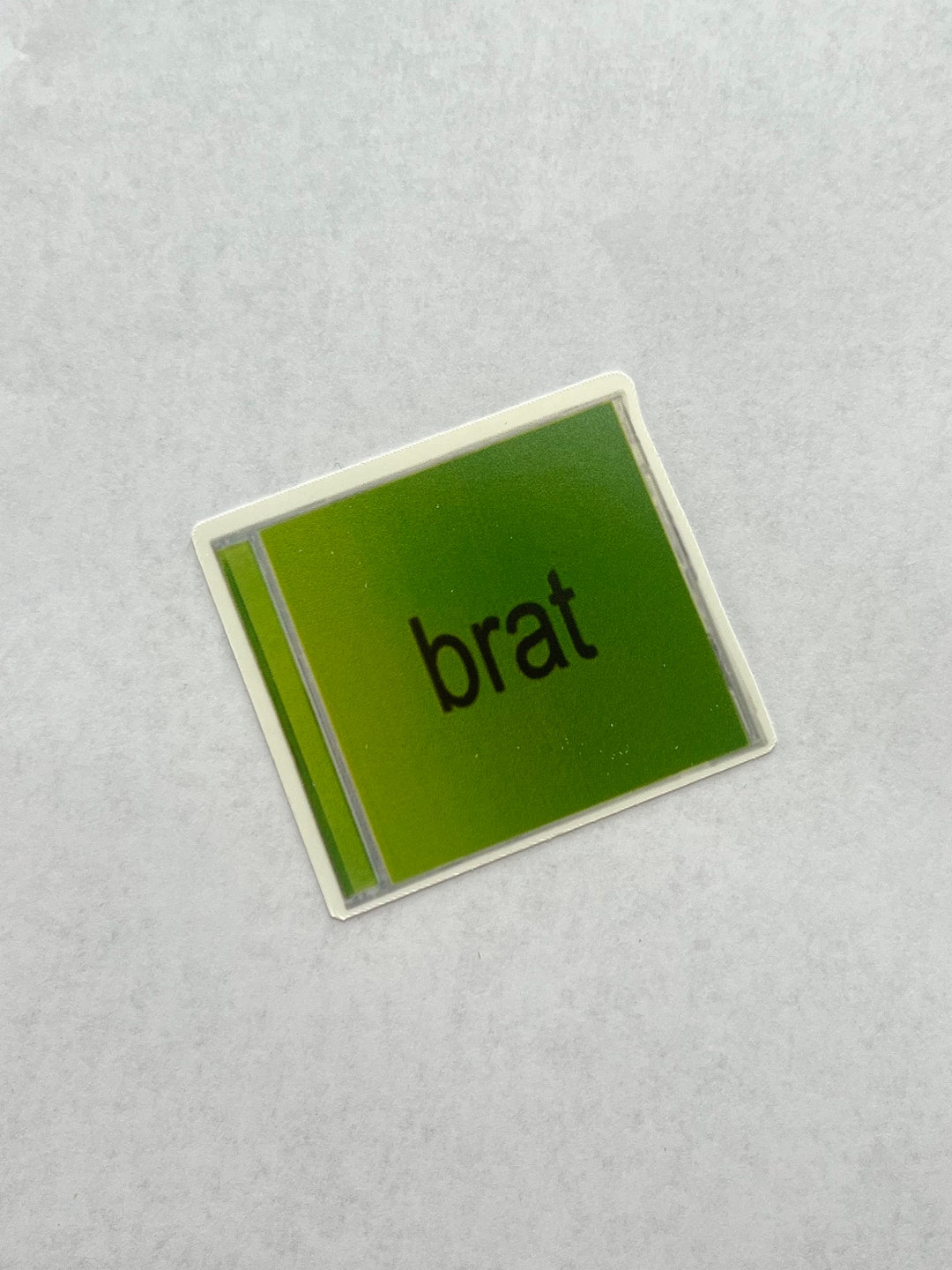 Brat Charli Xcx CD Case Kiss-cut Matte or Glitter Sticker - Etsy