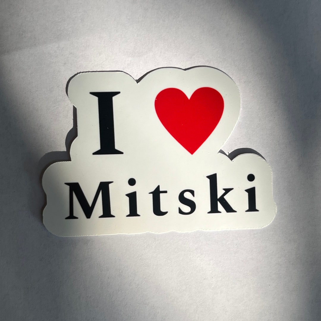 I Love Mitski Glitter or Matte Kiss-cut Sticker - Etsy