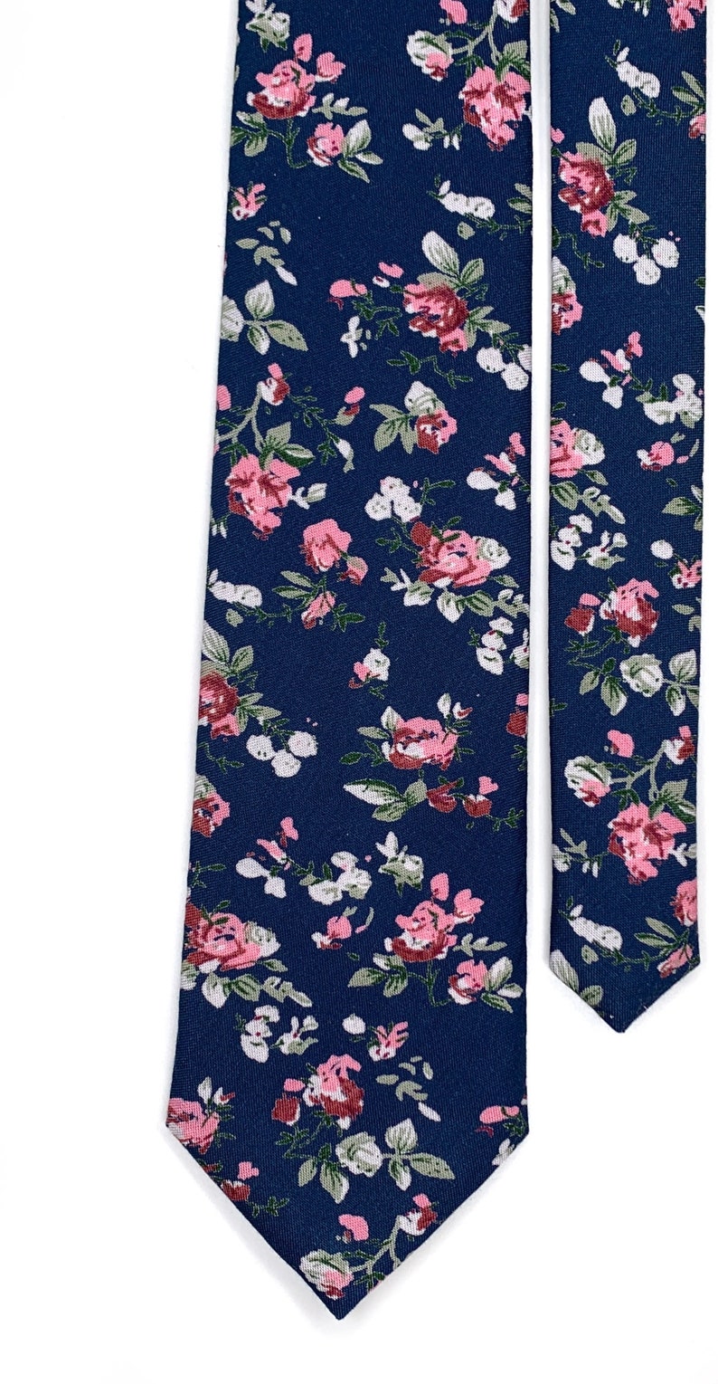 Navy Floral Tie Blue Floral Necktie Bow Tie Suspenders - Etsy Navy Floral Tie Blue Floral Necktie Bow Tie Suspenders - Etsy