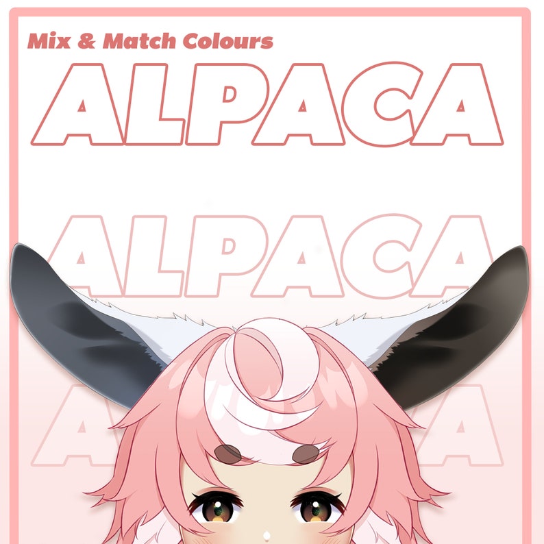 Vtuber Assets | Alpaca Ears - Etsy