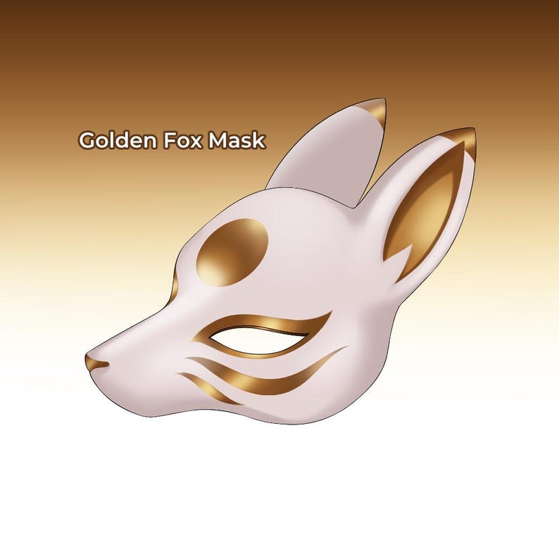 Vtuber Assets | Fox Mask - Etsy