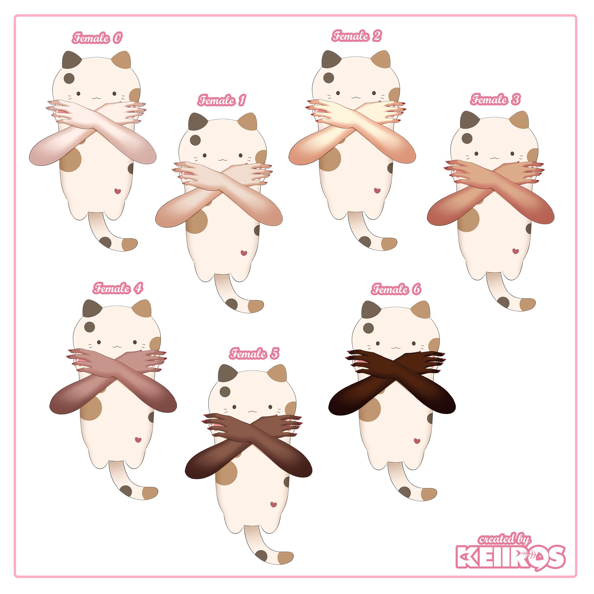 Set 1 Plushies: Female Ver Vtuber Assets - Etsy UK